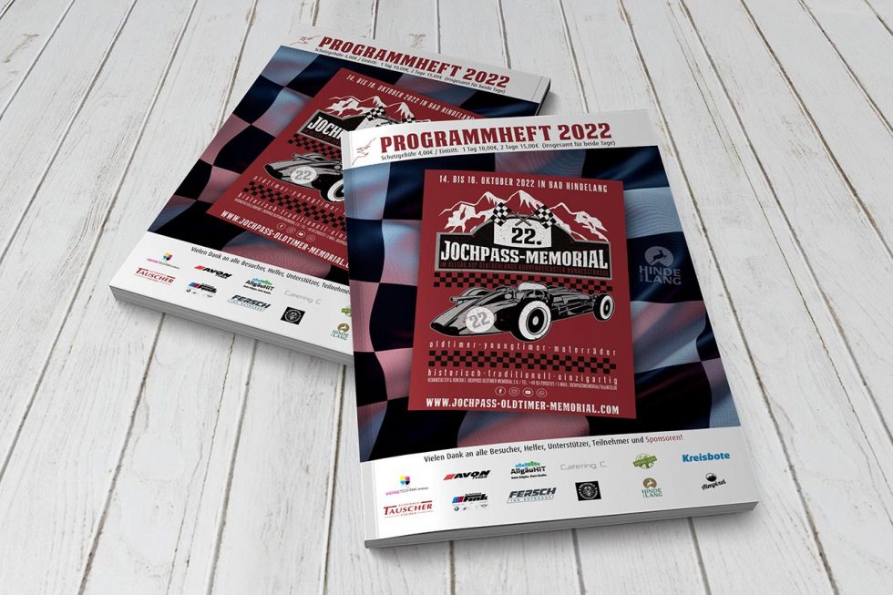 Jochpass Oldtimer Memorial Programm 2022