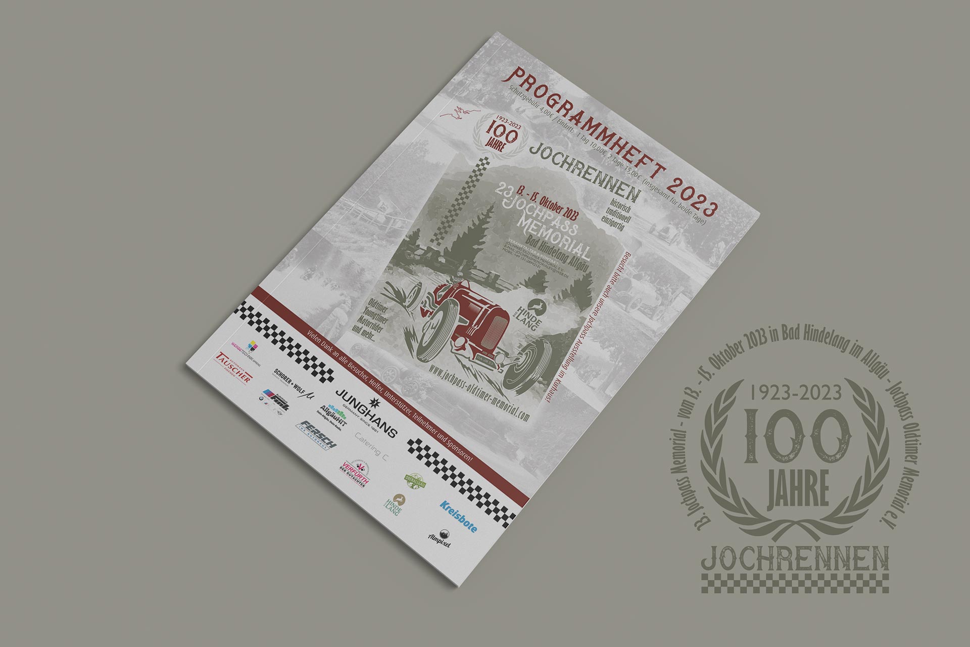 Jochpass Memorial 2023 Programm - Jochpass Oldtimer Memorial