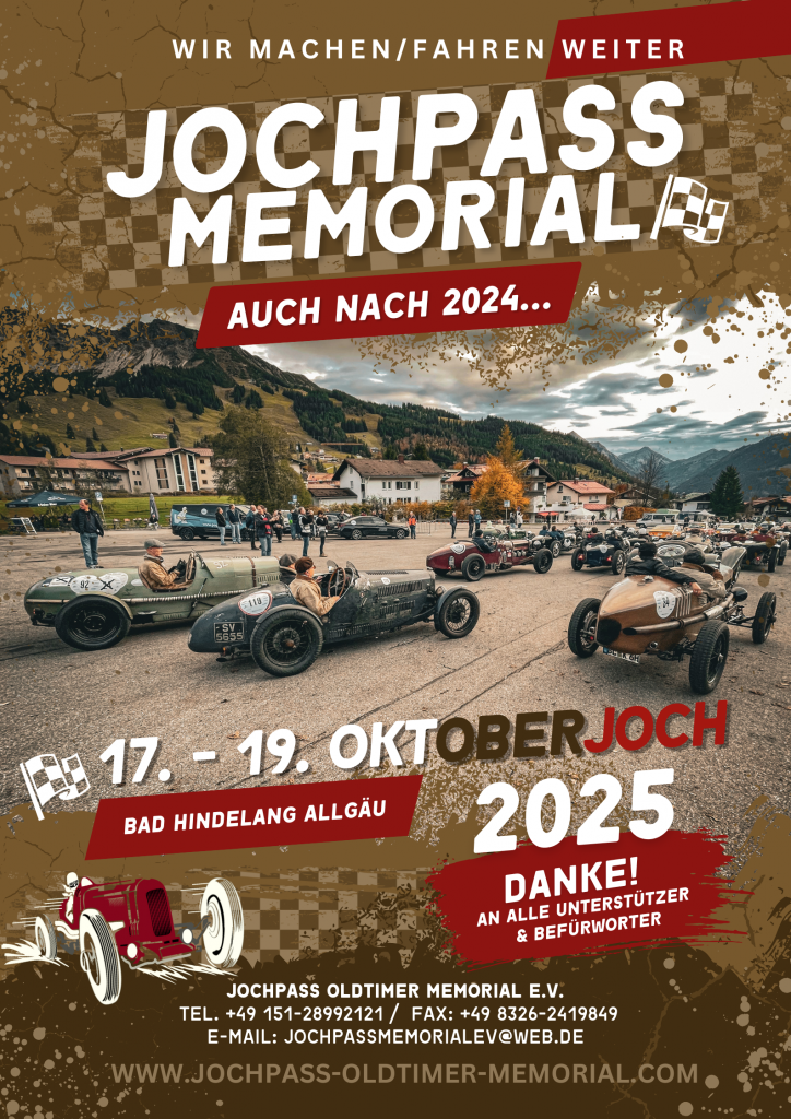 die offizielle Webseite - Jochpass Oldtimer Memorial