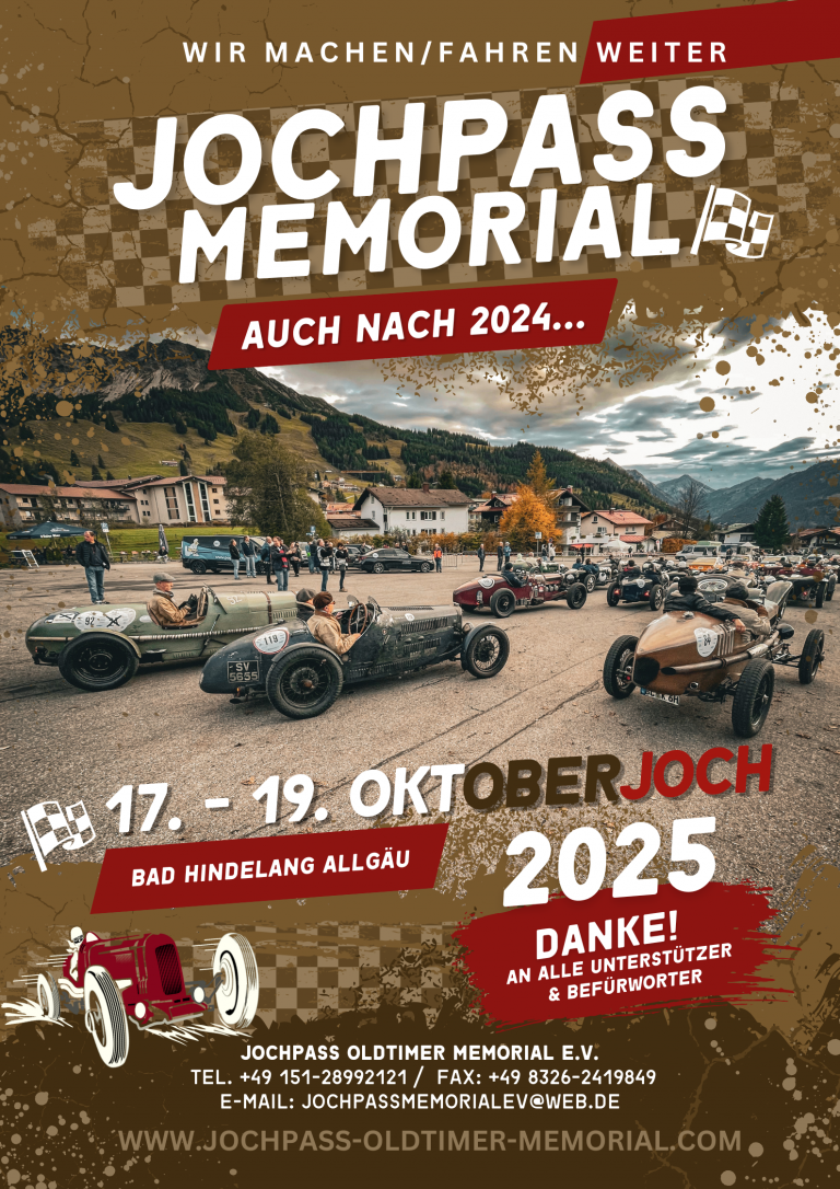 die offizielle Webseite - Jochpass Oldtimer Memorial