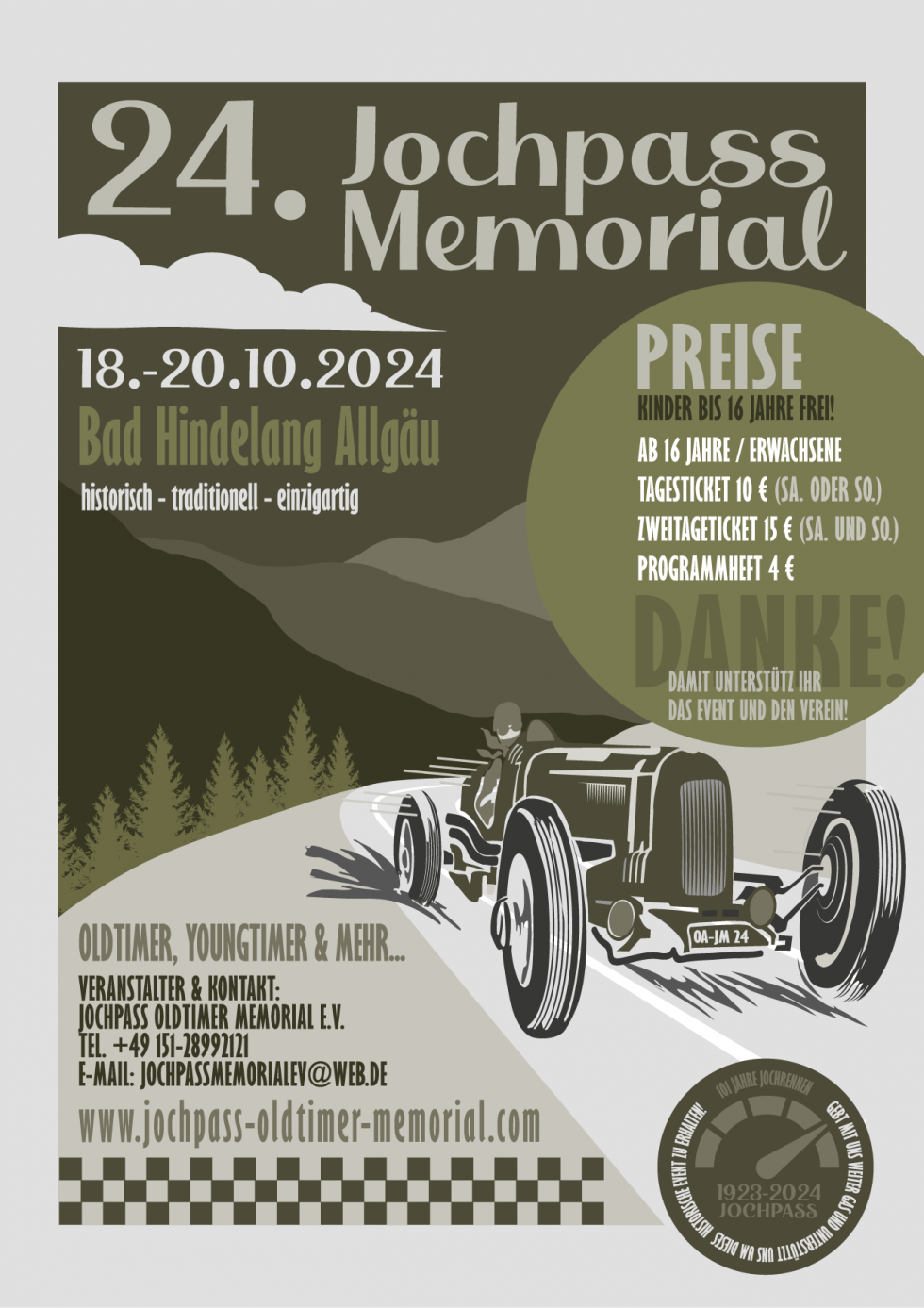 die offizielle Webseite - Jochpass Oldtimer Memorial
